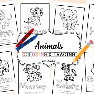 Kids Coloring Pages Printable Coloring Sheets Wild Animal Coloring ...