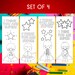 Superhero Party Favors Favor Tags Superhero Coloring Bookmarks for Kids ...