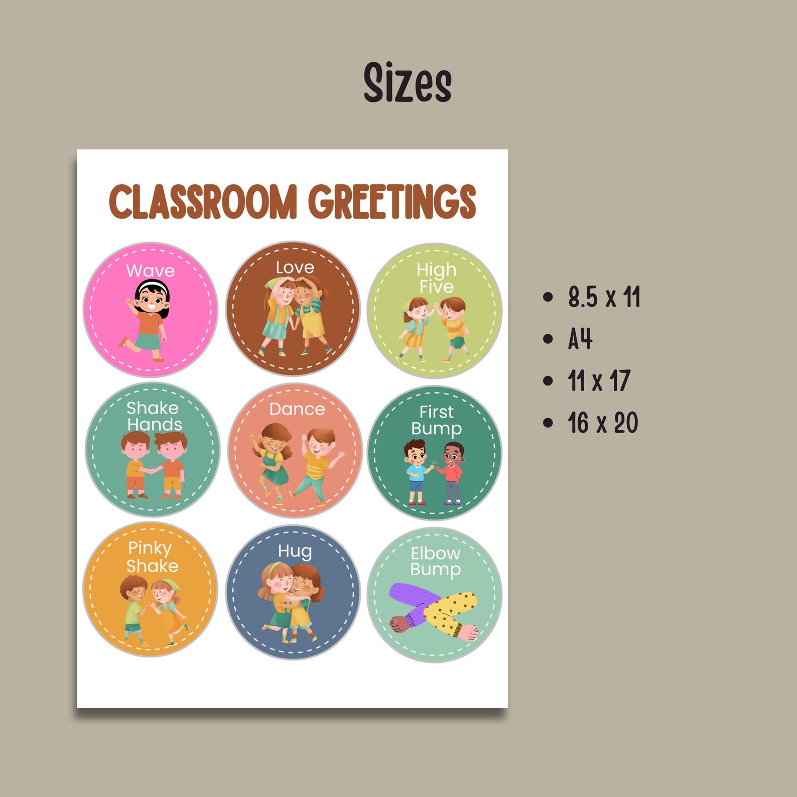 Classroom Greetings Poster Morning Greeting for Students Fun Morning ...