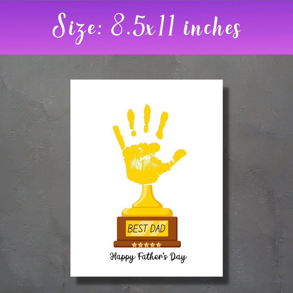 Fathers Day Handprint Craft Fathers Day Handprint Art Fathers Day Craft ...