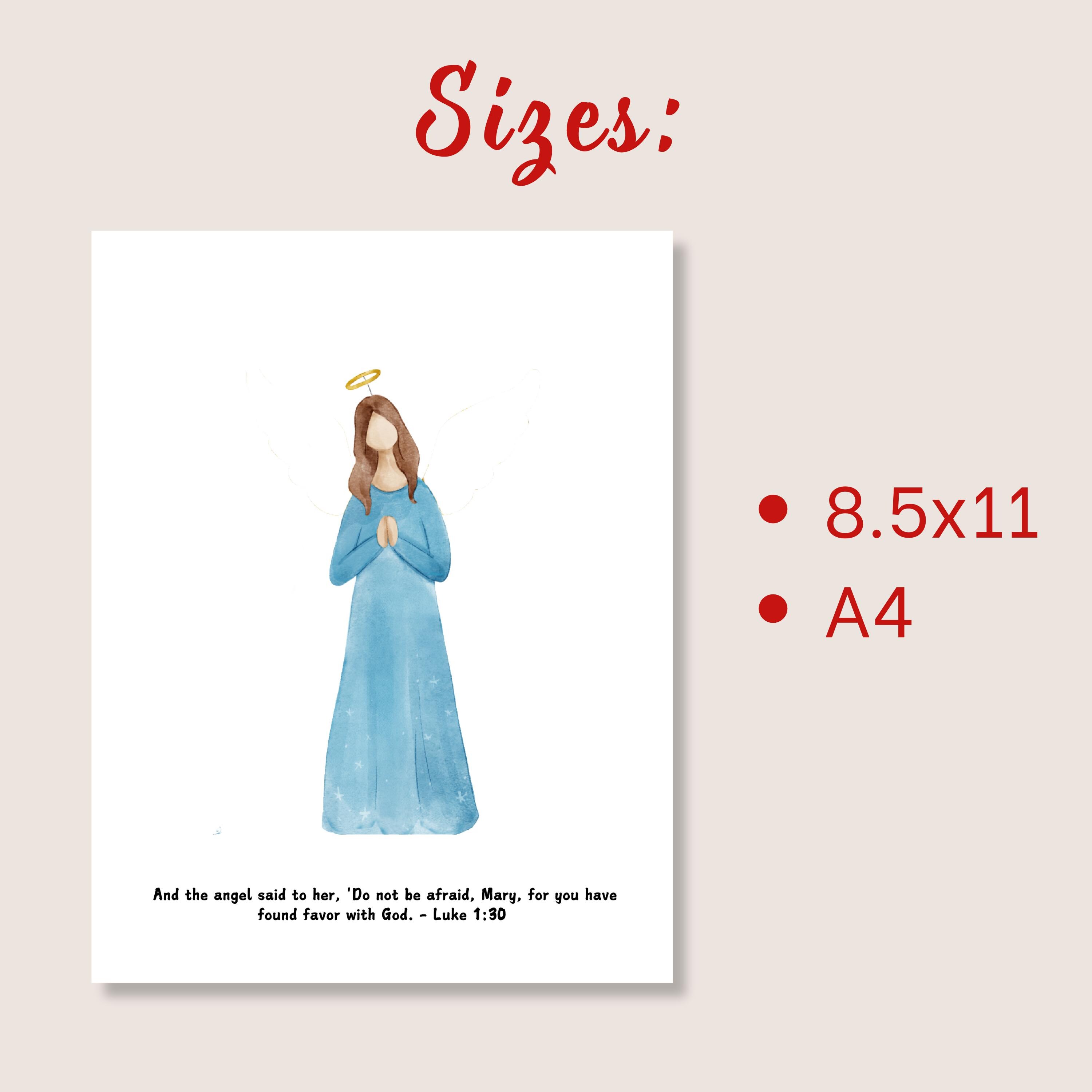 Christmas Angel Nativity Handprint Craft Printable Christmas Handprint ...