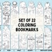 Coloring Bookmarks for Kids Bundle Printable Classroom Preschool ...