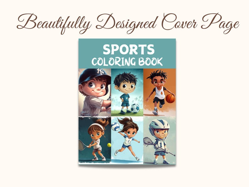 Sports Coloring Pages Simple Coloring Book Prk-2 Toddlers Daycare 18 ...