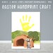Easter Handprint Craft Printable Empty Tomb Religious Easter DIY Craft ...