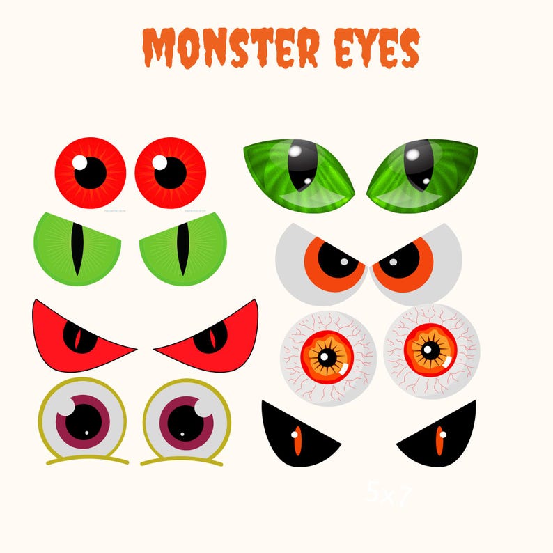 Build A Pumpkin Monster Digital Download Fun Seasonal Activity ...