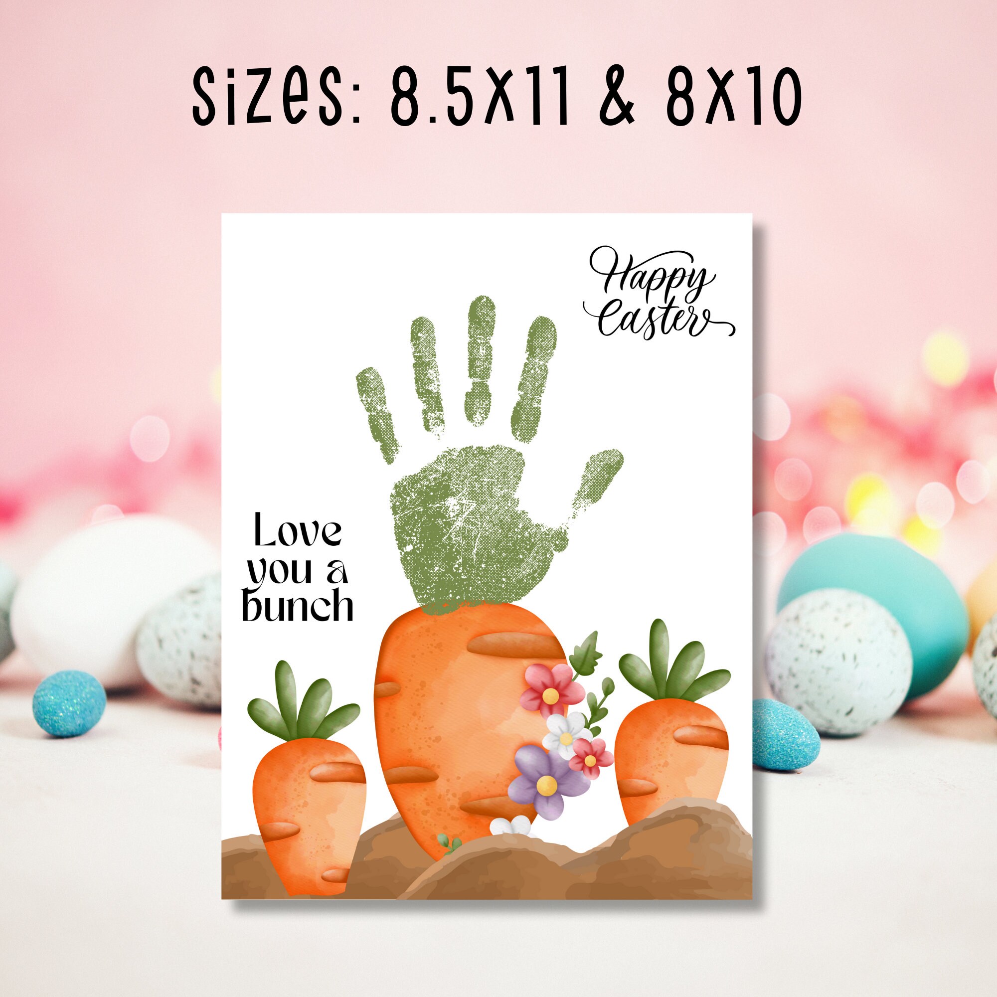 Easter Handprint Craft Bundle Printable Fun Easter DIY Craft for Kids ...