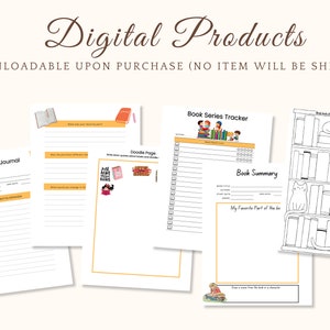 Reading Tracker Reading Log for Kids Reading Journal Grade 3 4 5 Record ...