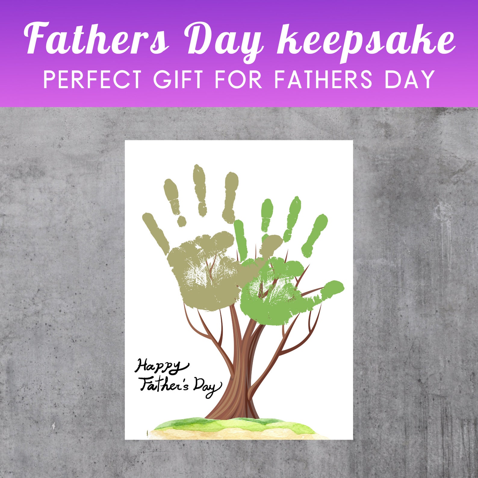 Fathers Day Handprint Craft Fathers Day Handprint Art Fathers Day Craft ...