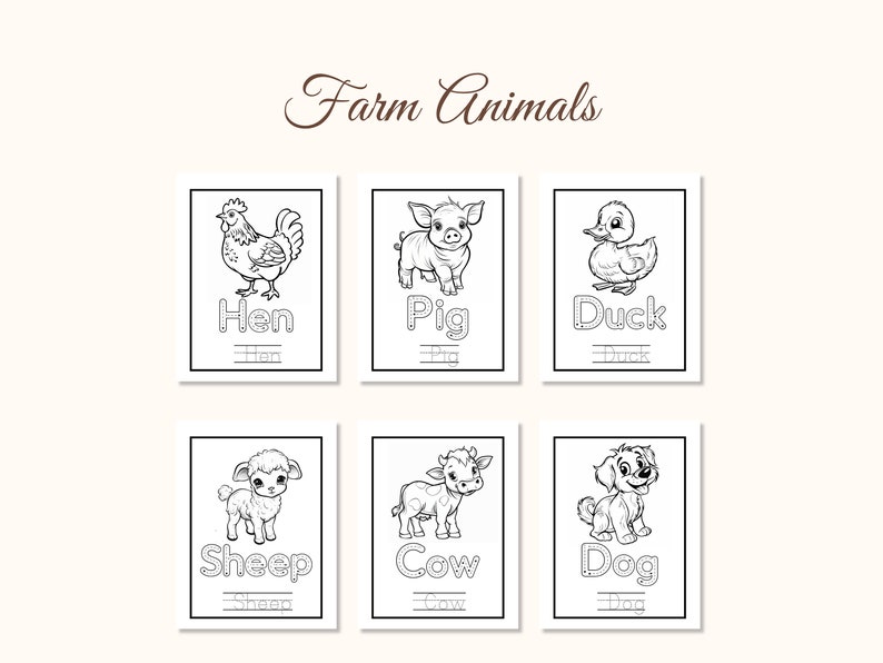 Kids Coloring Pages Printable Coloring Sheets Wild Animal Coloring ...