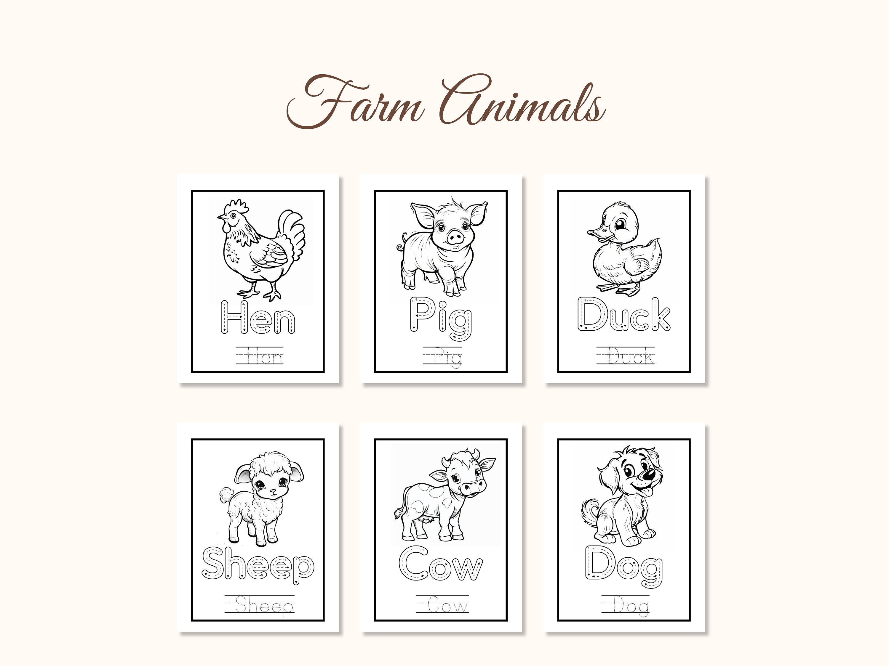 Kids Coloring Pages Printable Coloring Sheets Wild Animal Coloring ...