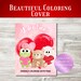 Printable Valentines Day Coloring Pages for Kids Bundle Coloring ...