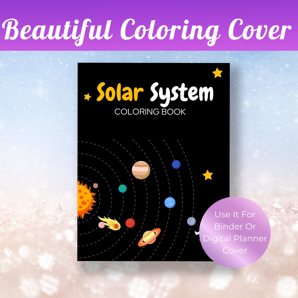 Solar System Coloring Page Coloring Pages for Kids Learning Activity ...