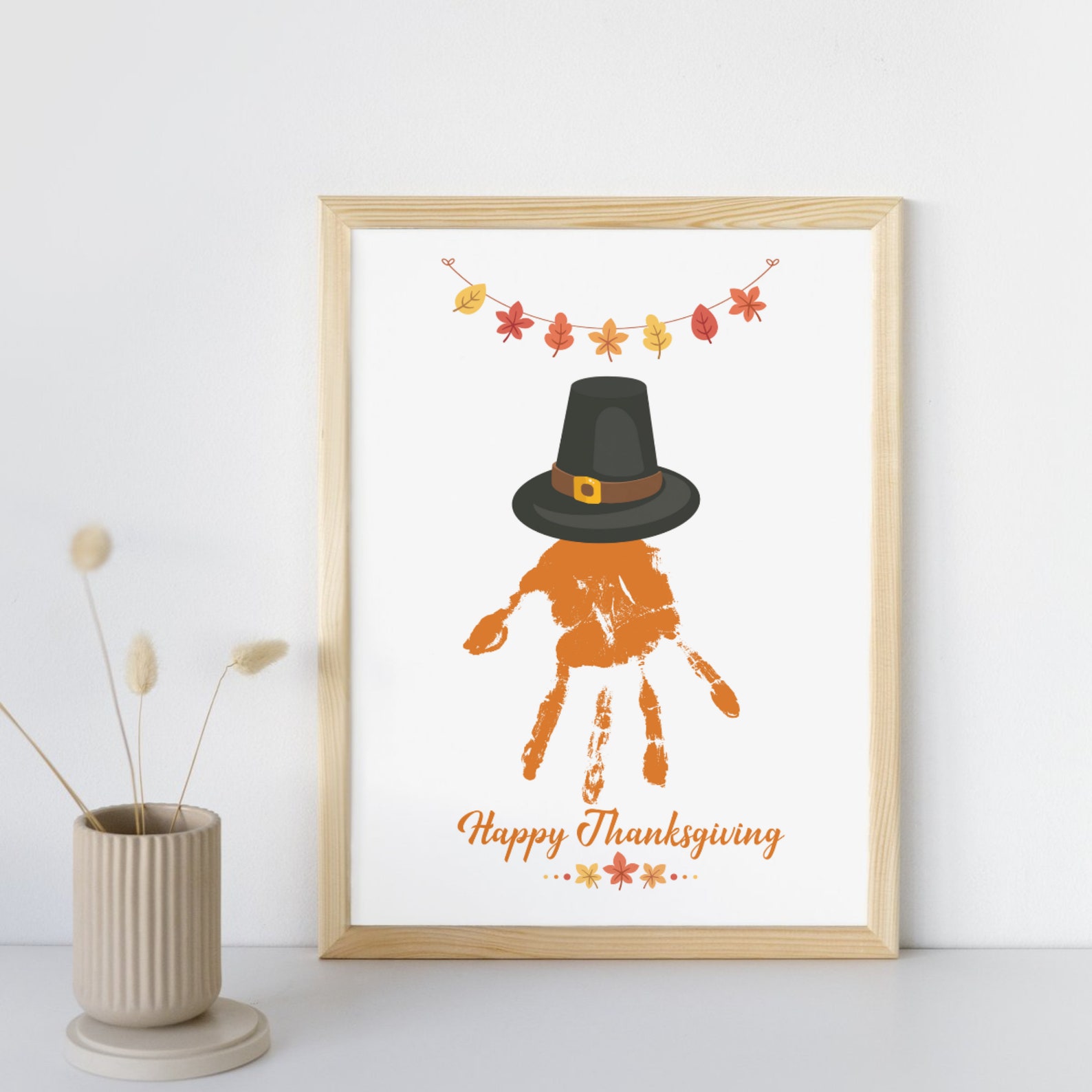 Thanksgiving Handprint Craft Toddler Pre-k Daycare Pilgrim Thanksgiving ...