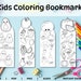 Food Coloring Bookmarks Kids Vegetables Fruits Coloring Classroom ...