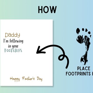 Fathers Day Footprint Craft Footsteps Footprint Art Father’s Day Craft ...