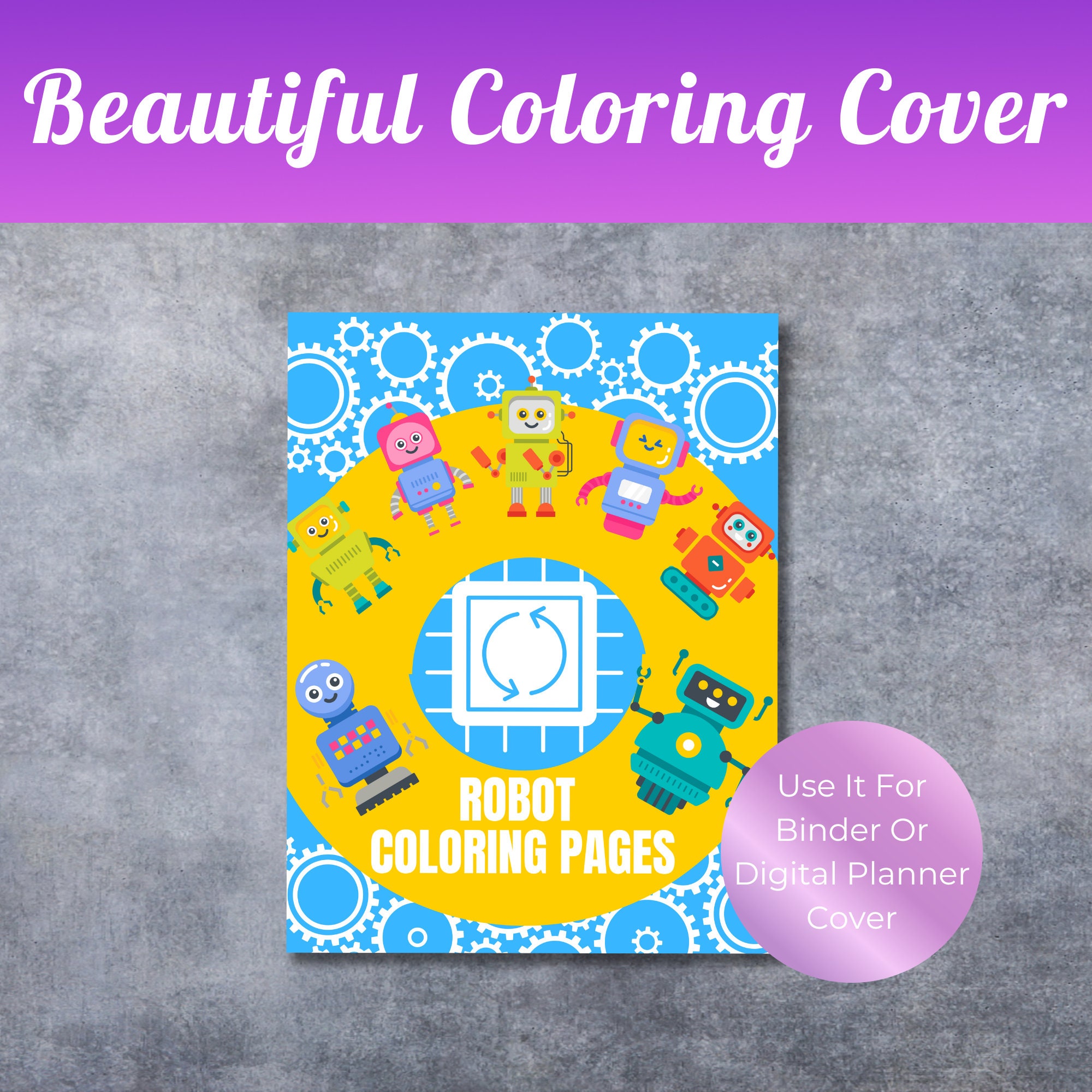 Robot Coloring Pages Robot Activity Book Kids Worksheets Printable ...