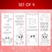 Valentines Puns Cards Valentines Coloring Bookmarks Cute Animal ...