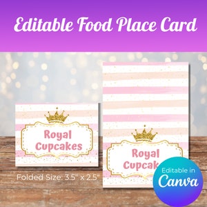 Editable Princess Birthday Bundle Princess Birthday Party Decorations ...