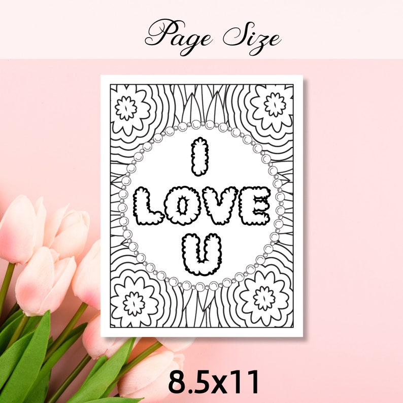 Mothers Day Coloring Page Set 3 Mothers Day Card Printable Mother's Day ...
