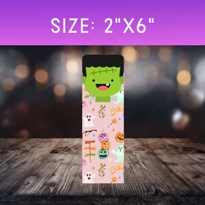 Bookmarks for Kids Zombie Mummy Vampire Frankenstein Halloween Bookmark ...