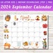 September 2024 Calendar Printable Kids Calendar 2024 Calendar Classroom ...