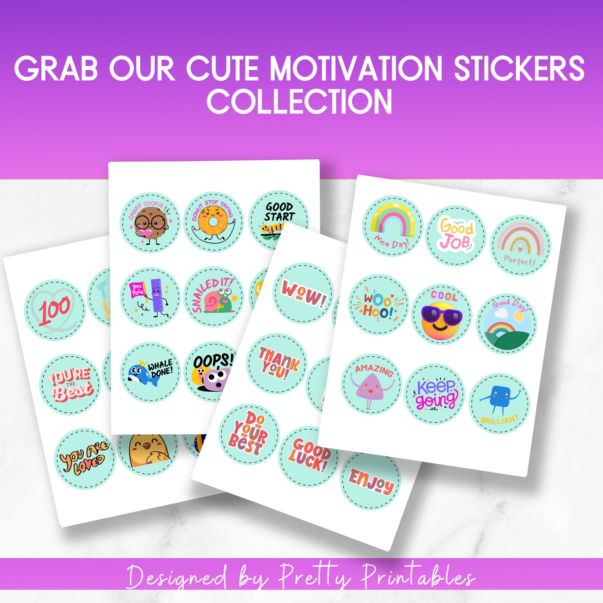 Reward Stickers Clipart Class School Home Chore Charts Motivational ...