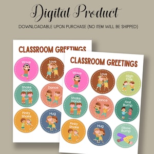 Classroom Greetings Poster Morning Greeting for Students Fun Morning ...