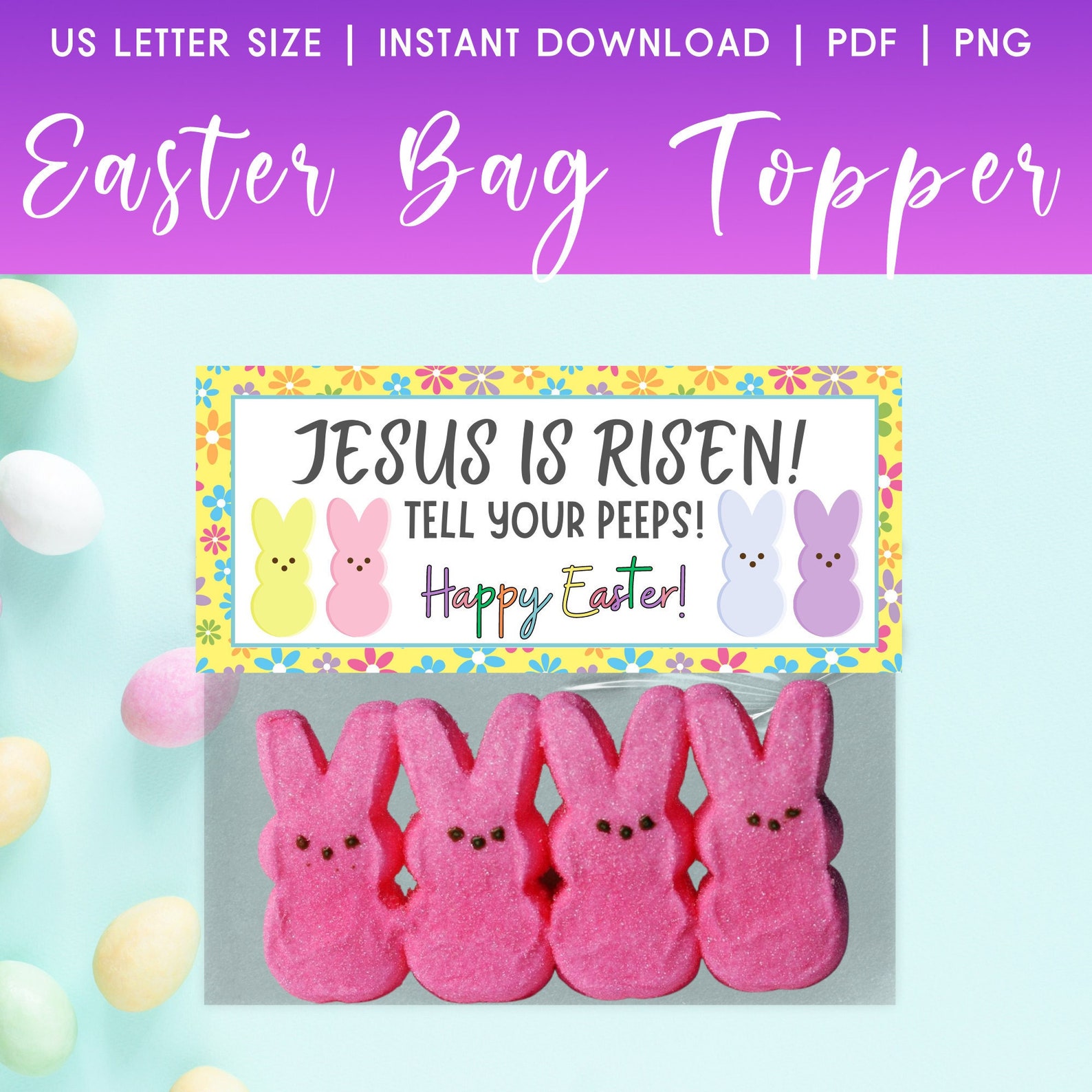 Jesus is Risen Tell Your Peeps, He is Risen Tell Your Peeps Easter ...