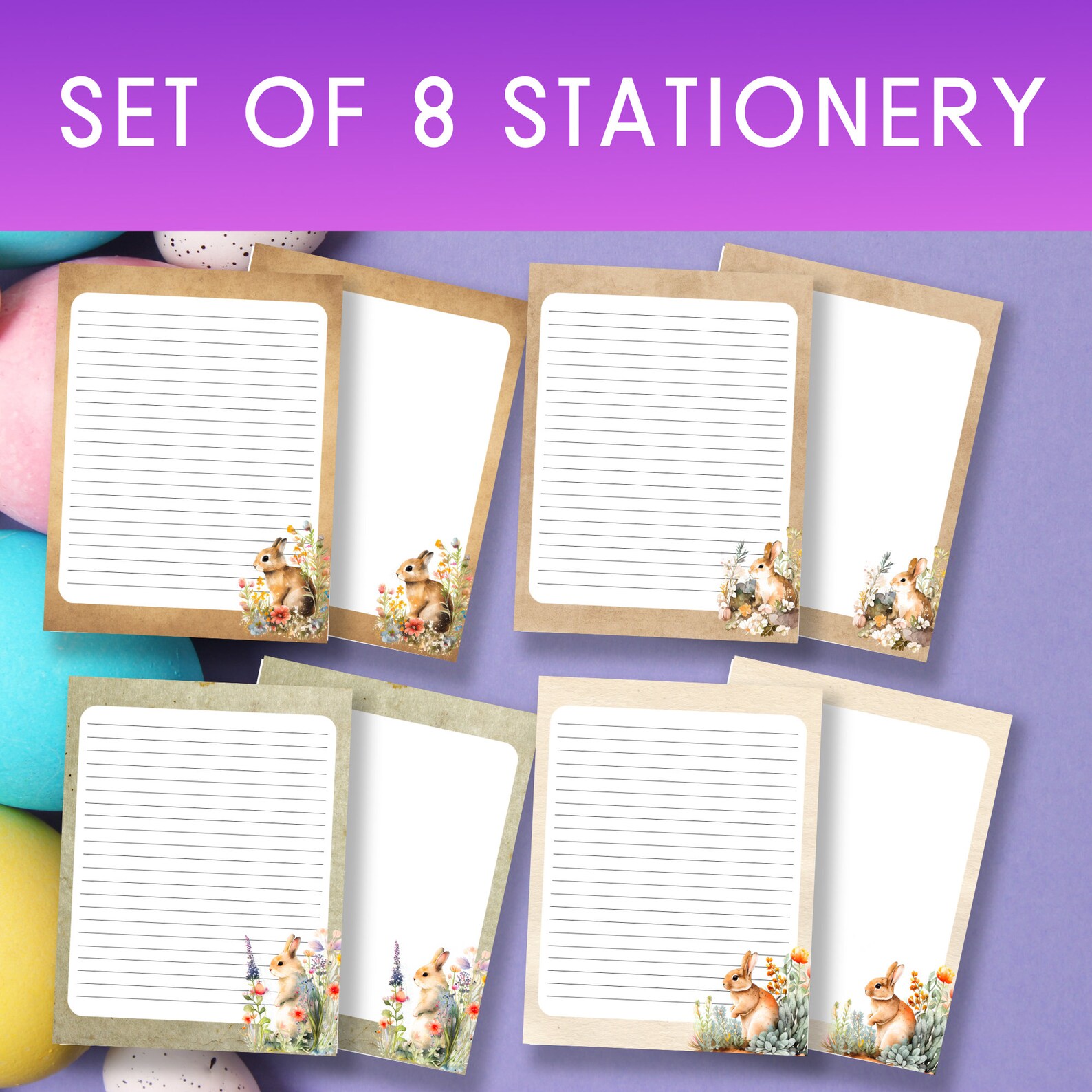 Easter Stationery Printable Stationery Easter Writing Paper Easter ...