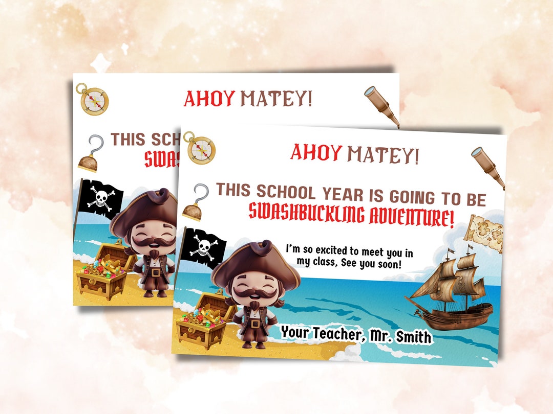 Custom Teacher Cartoon Editable Text Welcome Back to School by Teacher ...