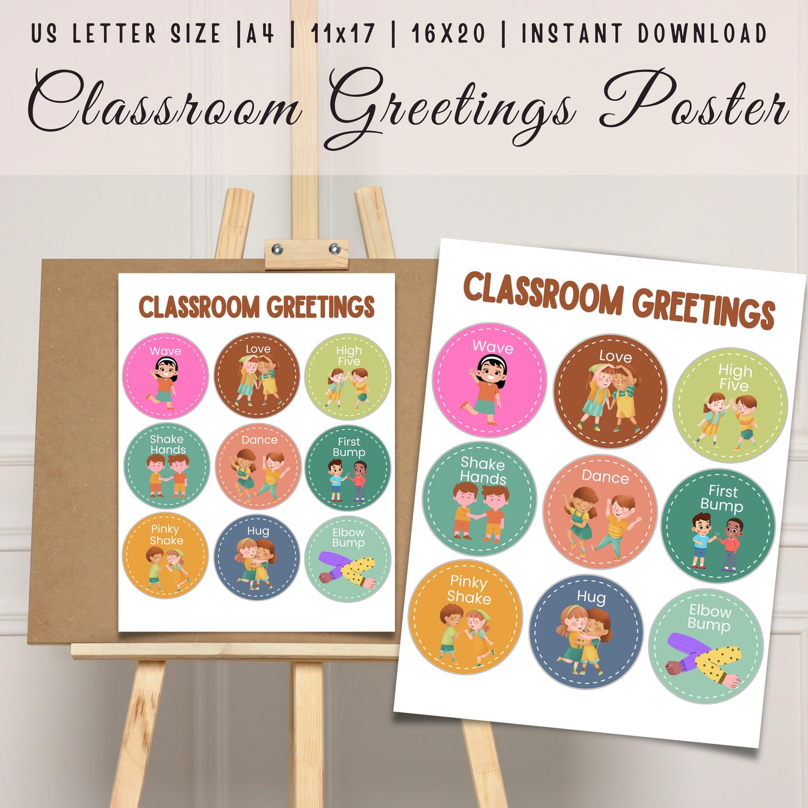 Classroom Greetings Poster Morning Greeting for Students Fun Morning ...