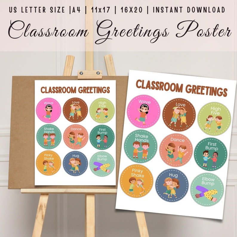 Classroom Greetings Poster Morning Greeting for Students Fun Morning ...