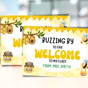 Editable Teacher Welcome Back to School for Students Postcard for Any ...