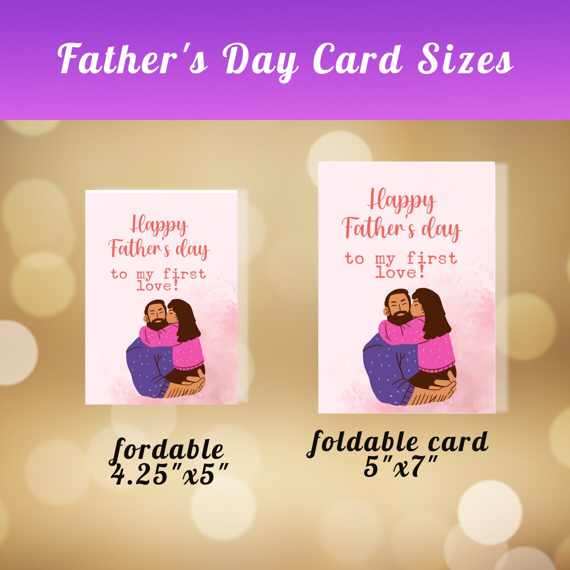 Fathers Day Card Printable Fathers Day Gift Card for Father's Day ...