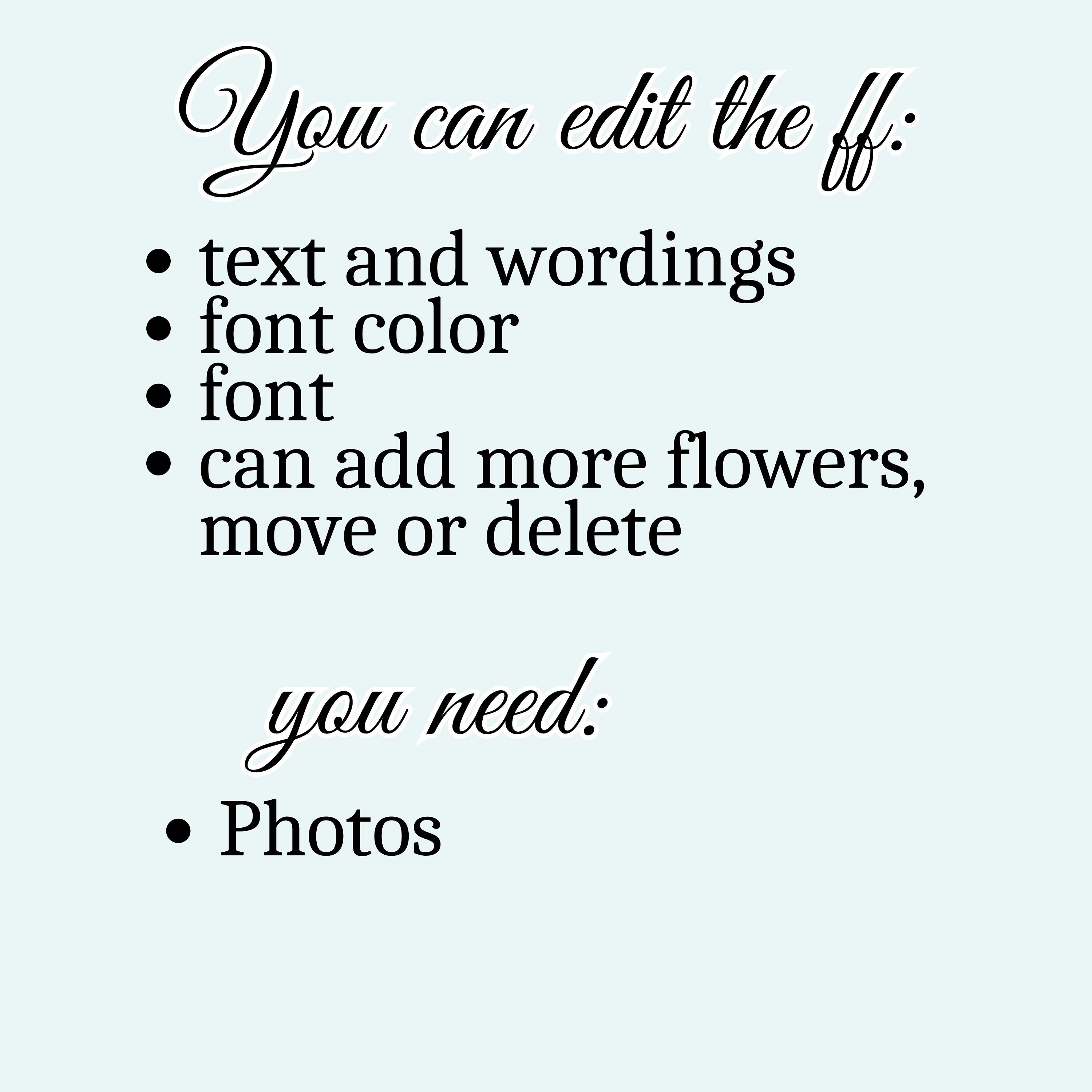 Teacher Photo Custom Editable Appreciation Gift From Student Photo ...