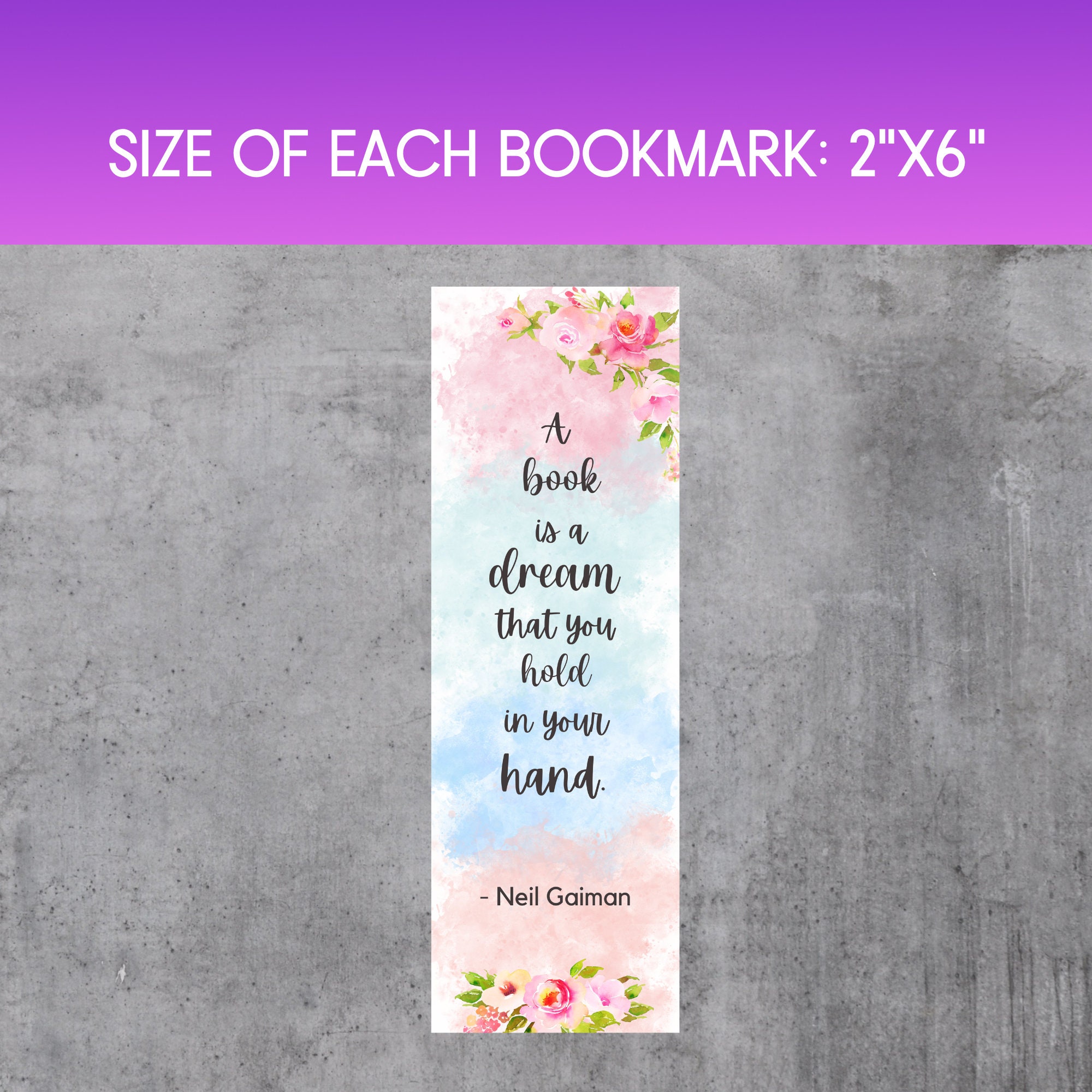 Reading Quotes for Bookmarks Unique Book Accessories Book Lover Bookish ...
