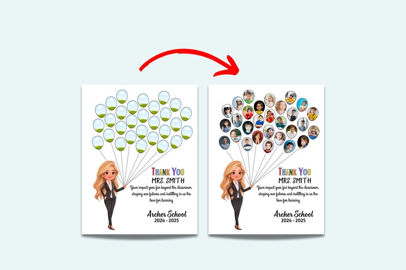 Teacher Appreciation Gift From Students, End of Year Thank You Gift ...