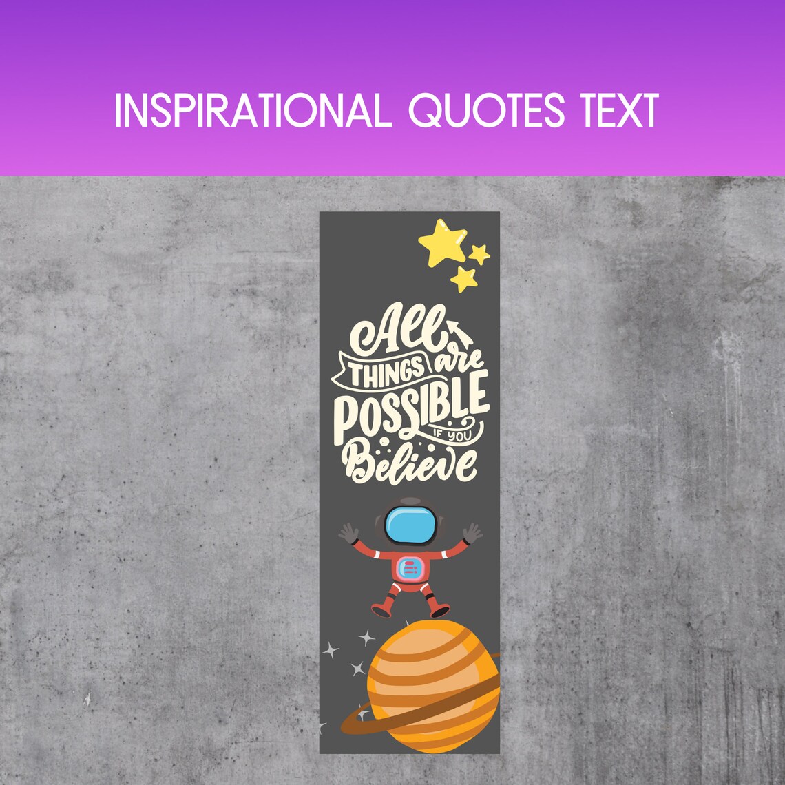 Motivational Inspirational Bookmarks Set for Reader Book Lover Teachers ...