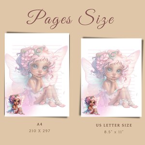 Fairy Stationery Notepad Fairytale Writing Paper Stationery Set Fantasy ...