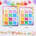 Birthday Bulletin Board Printable Rainbow Colors Class Birthday Display ...
