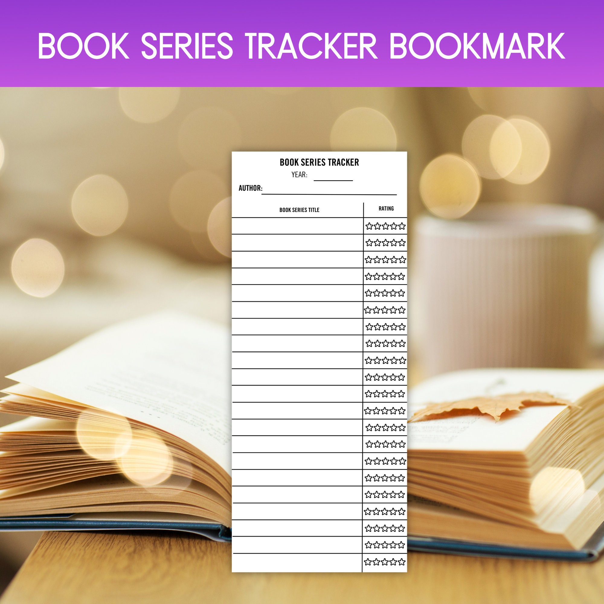 Reading List Bookmark Printable Reading Bookmark Book Reading List ...