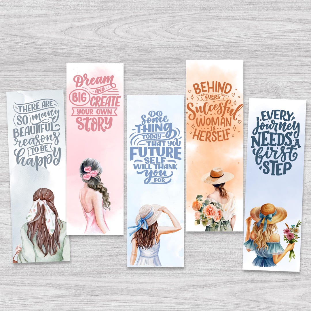 Printable Motivational Bookmarks Motivational Quotes Positive ...