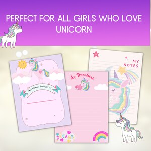 Weekly Planner Unicorn Clipart Undated Planner Daily Planner PDF ...