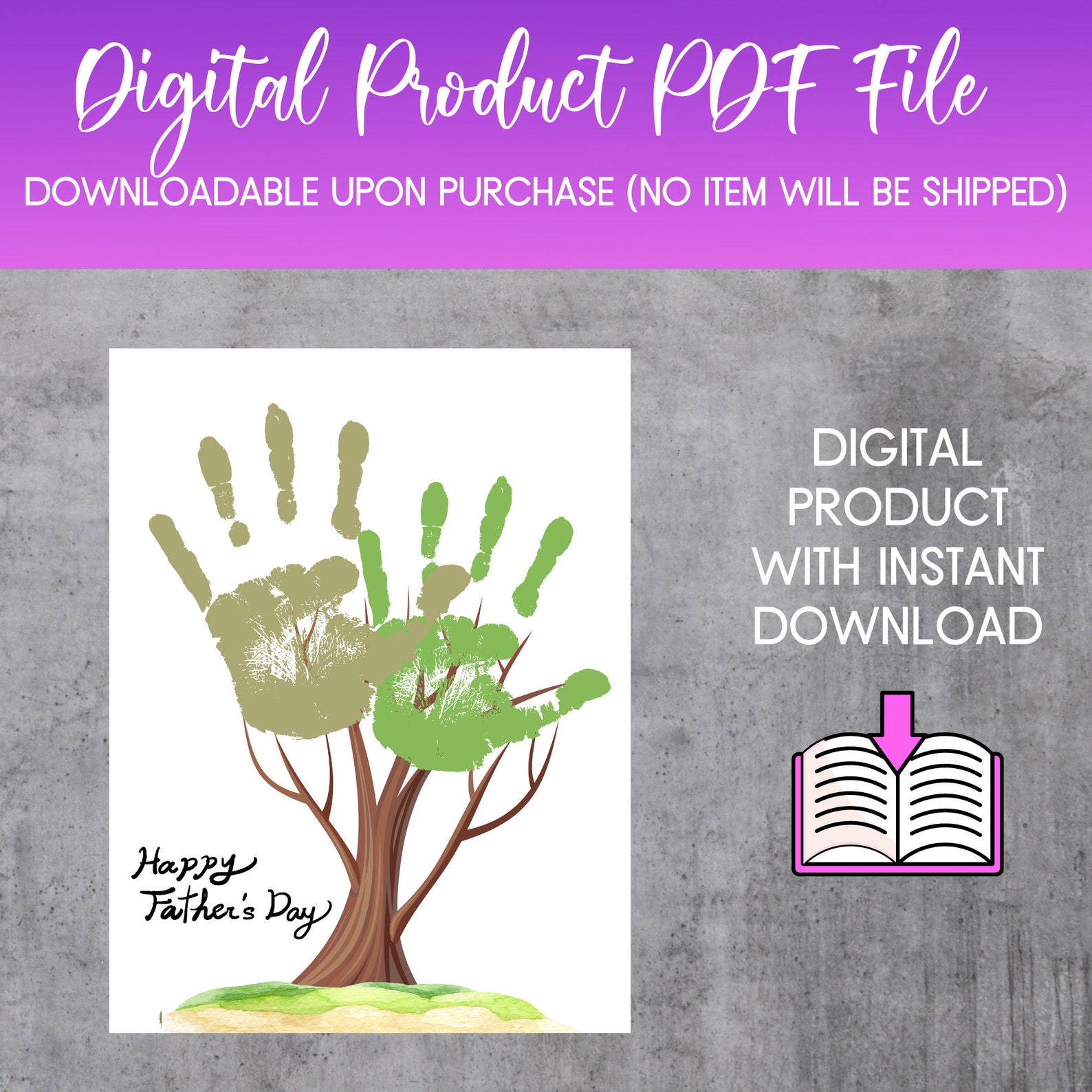 Fathers Day Handprint Craft Fathers Day Handprint Art Fathers Day Craft ...