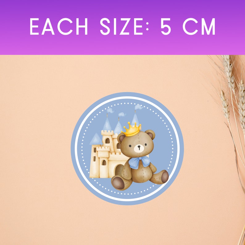 Teddy Bear Cupcake Toppers Printable Baby Shower Cupcake - Etsy