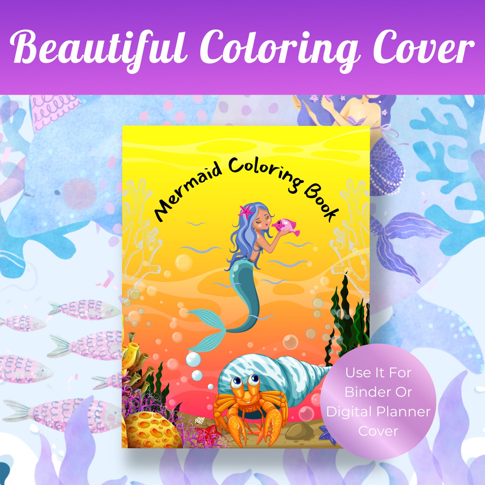 Printable Mermaid Coloring Pages Mermaid Coloring Book Coloring ...
