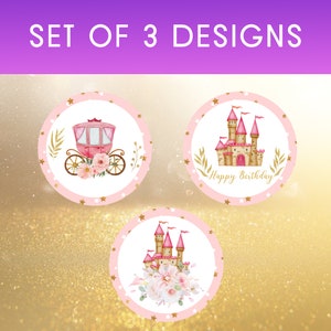 Princess Cupcake Toppers Princess Cupcake Toppers Printable Cupcake ...