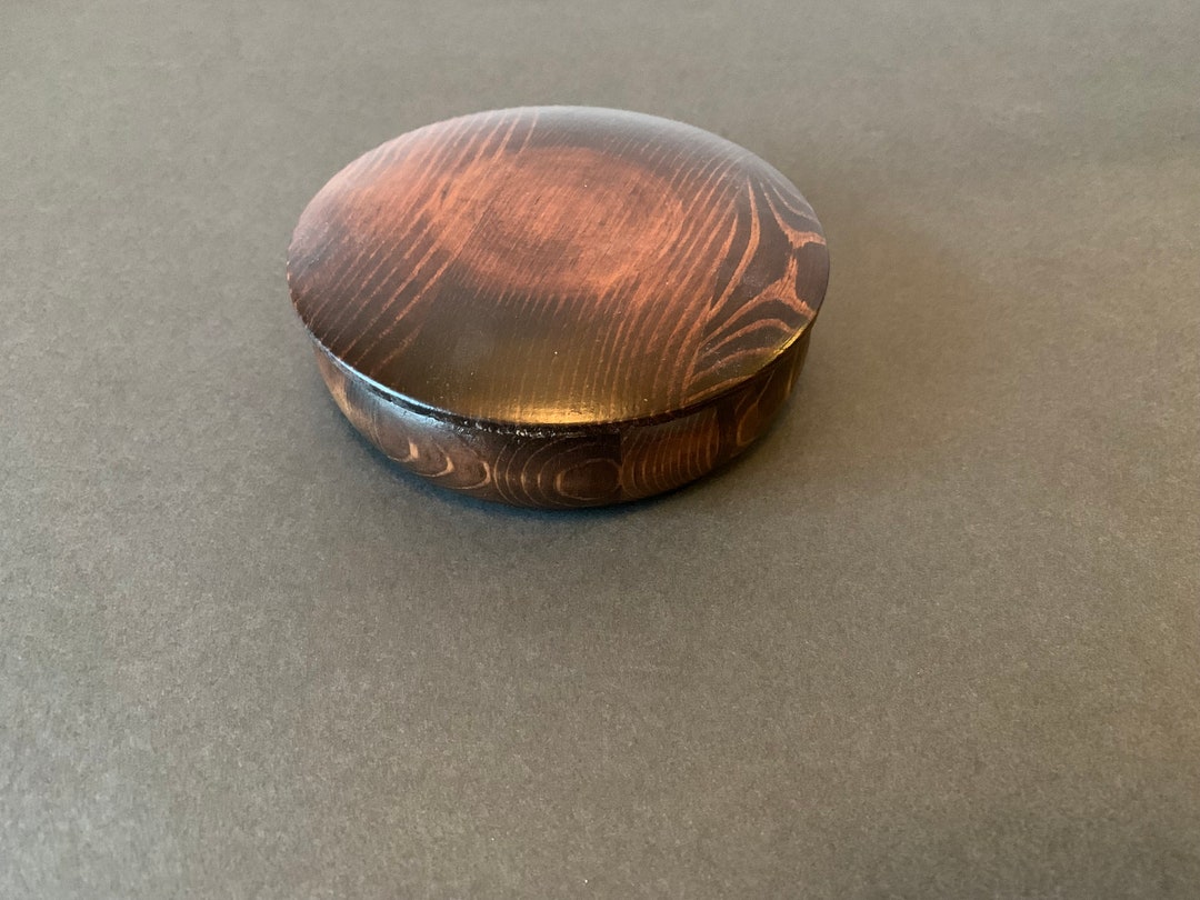 Rustic Mahogany Wood Box With Lid - Handmade Keepsake Holder - Etsy