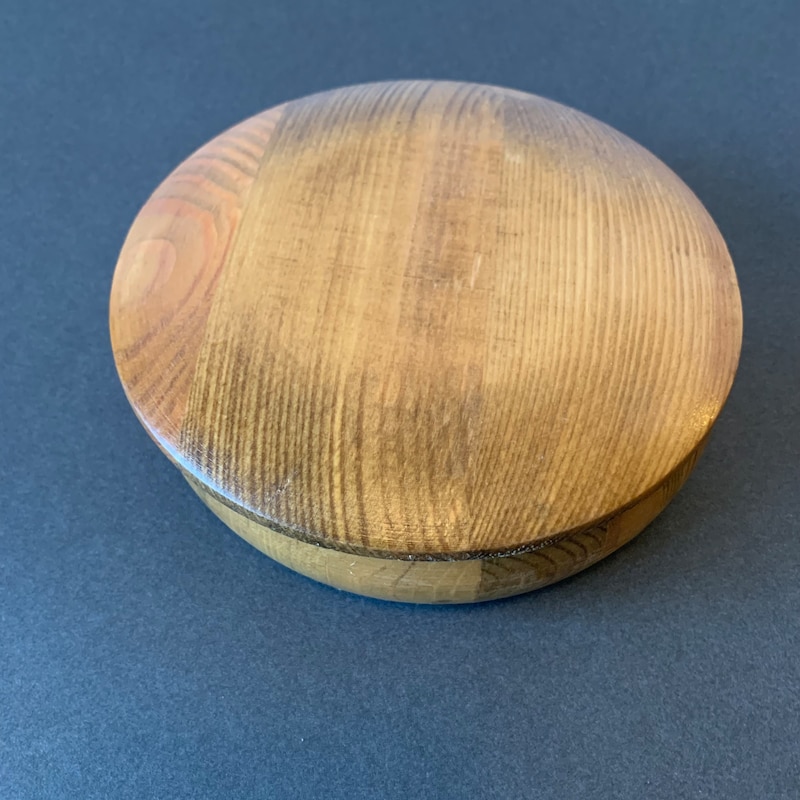 Oak Round Trinket Box - Etsy