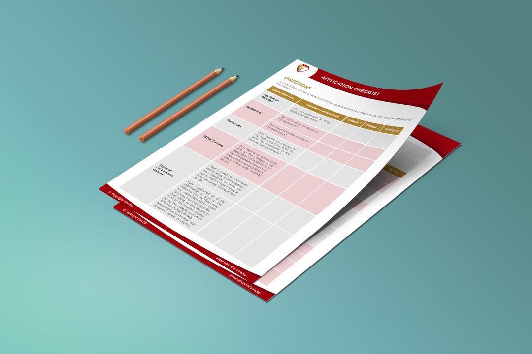 Common Application Checklist - Etsy